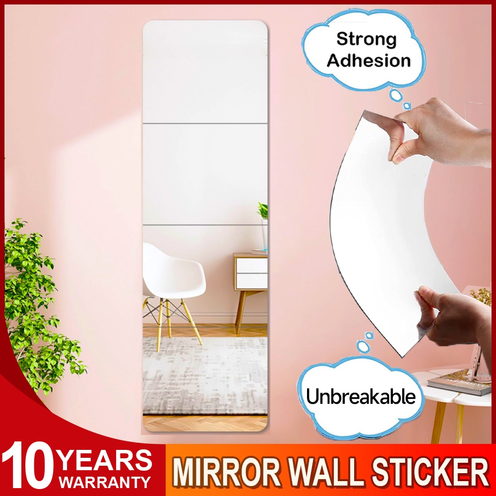 Eone Home Flexible HD Mirror Sticker Wall Self Adhesive Acrylic ...