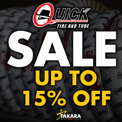 QUICK TIRE Phoenix Tubeless 17 by TAKARA (FREE TIRE SEALANT, PITO ...