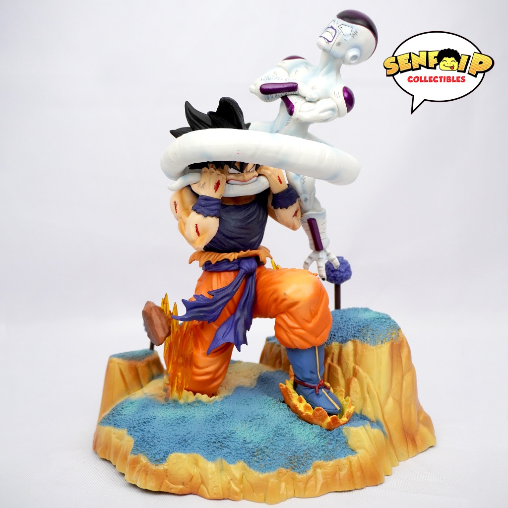 HQKO 26cm Dragon Ball Son Goku Bite Frieza Tail Anime Figures | Shopee ...