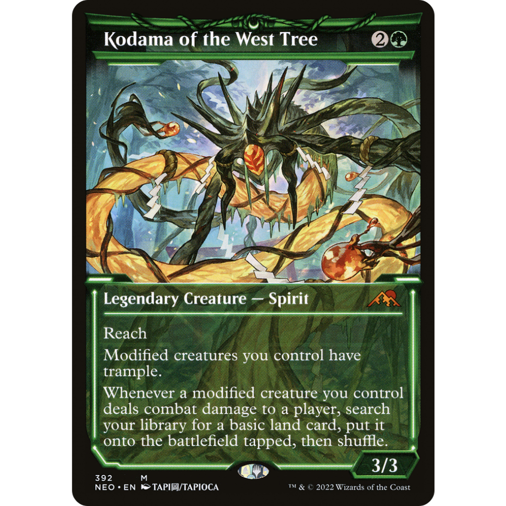 Kodama of the West Tree neo-392 MTG Top Ratings Proxy (sticker is already on mtg card) MTG Proxy ...