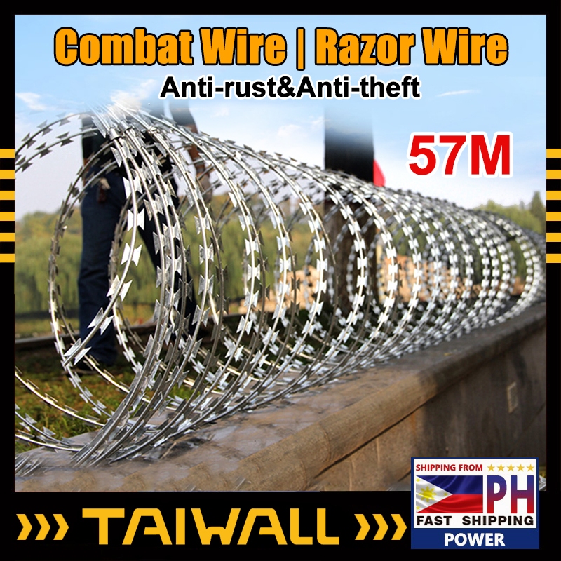 57 Meters Combat Wire | Razor Wire | Concertina Wire【Anti-rust Material ...