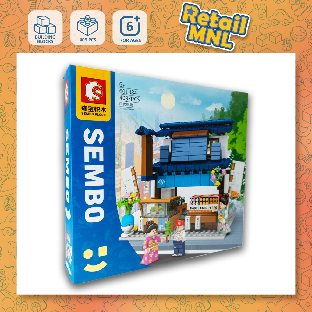 Retailmnl Sembo Block Japanese Street View Japan Building 409+pcs Girl ...