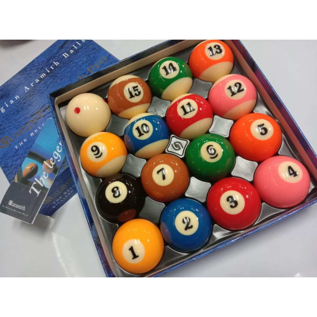 Aramith Tv pro billiard ball set for senior size billiard table / bola ...