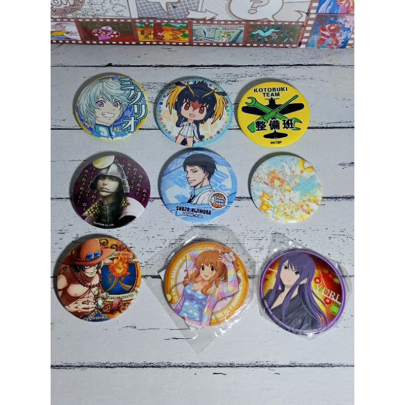 Japan Surplus Anime Pin Button Collection | Shopee Philippines