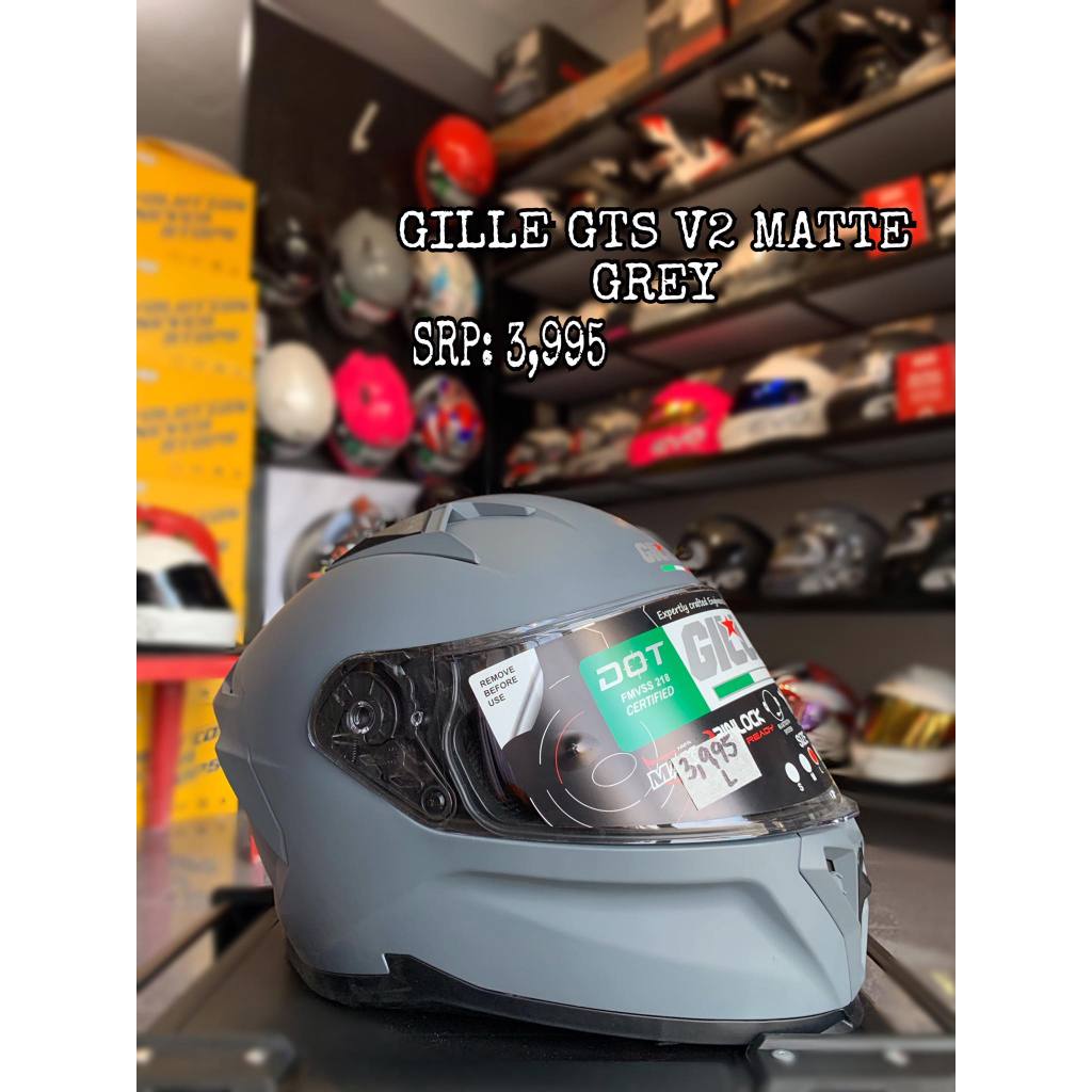 GILLE GTS V2 MATTE GREY | Shopee Philippines