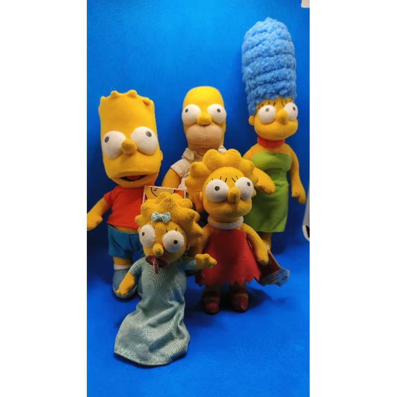The Simpsons Family plush set authentic 20th century fox merchandise ...