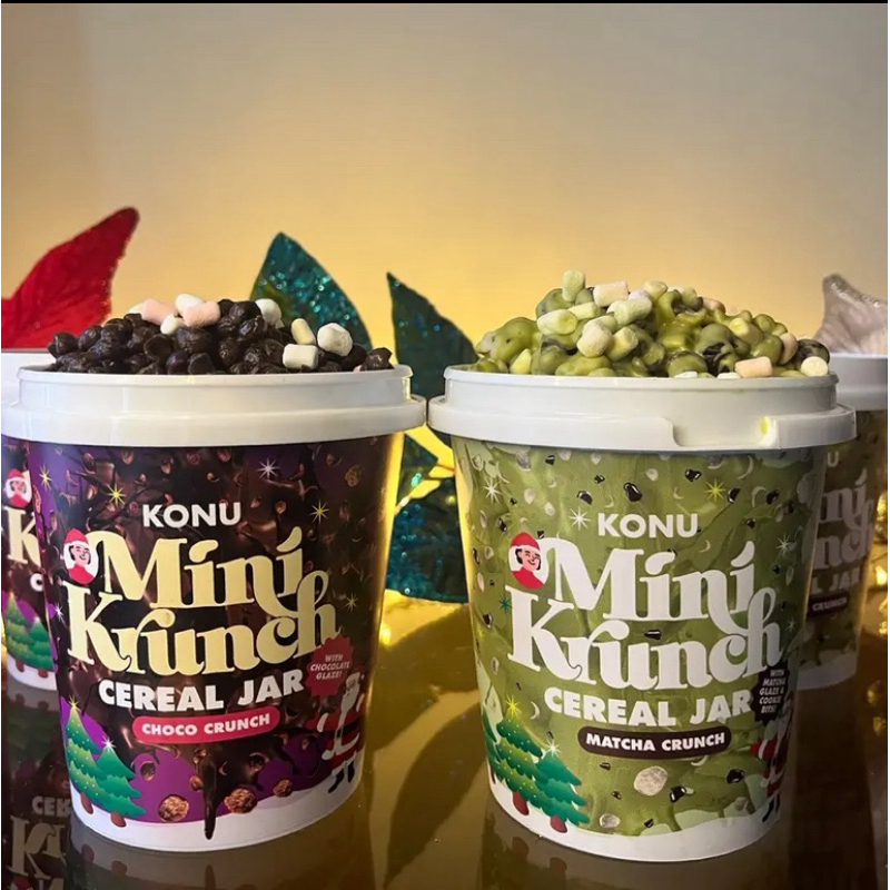 KONU Mini Krunch Cereal Jar EXTRA BIG /MEDIUM/BIG FLIP | Shopee Philippines