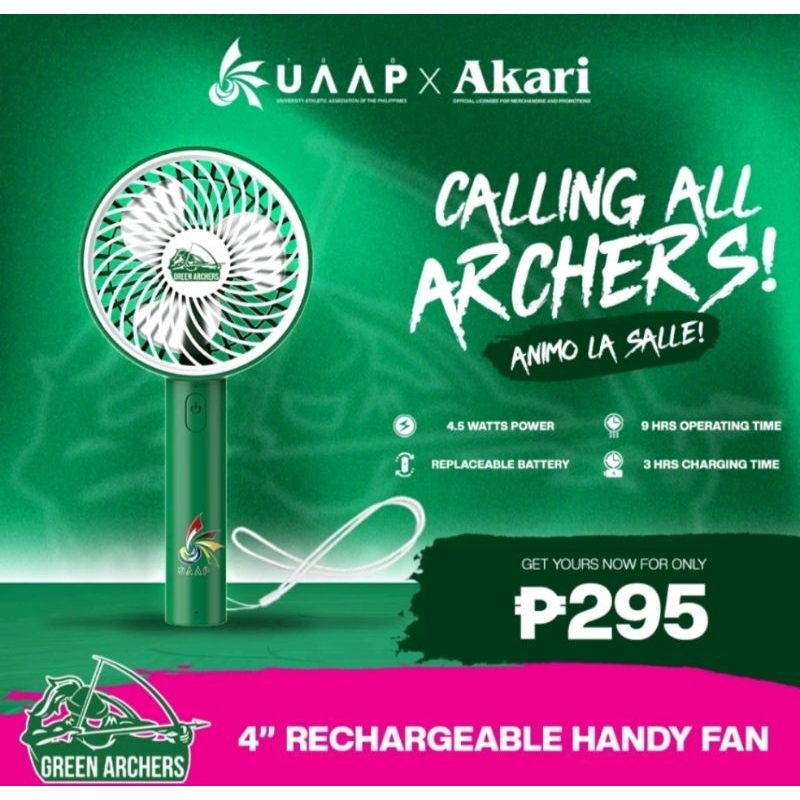 Dlsu Rechargeable Handyfan Shopee Philippines