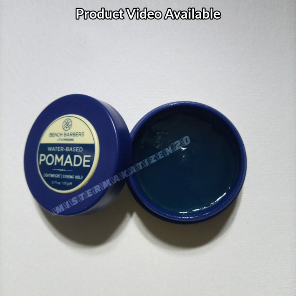 Bench Barbers Water Based Pomade 20g | Shopee Philippines