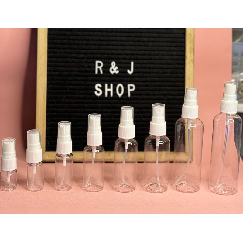 5ML•10ML•20ML•30ML•50ML•60ML•100ML PET PLASTIC BOTTLE SPRAY | Shopee Philippines