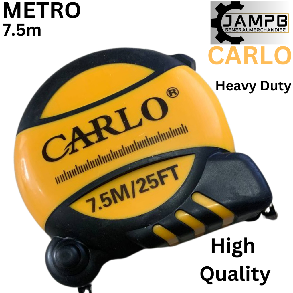 Tape Measure Metro 7.5Meter Carlo Heavy Duty high quality 1pc cod | By ...