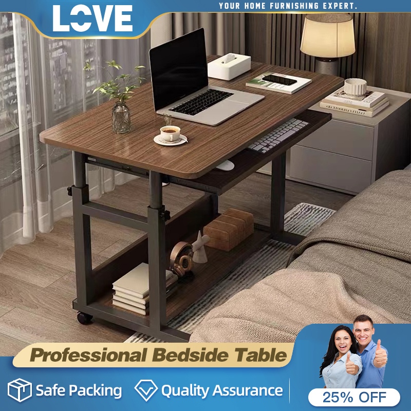 Adjustable Laptop Table Portable Standing Wood Computer Laptop Desk ...