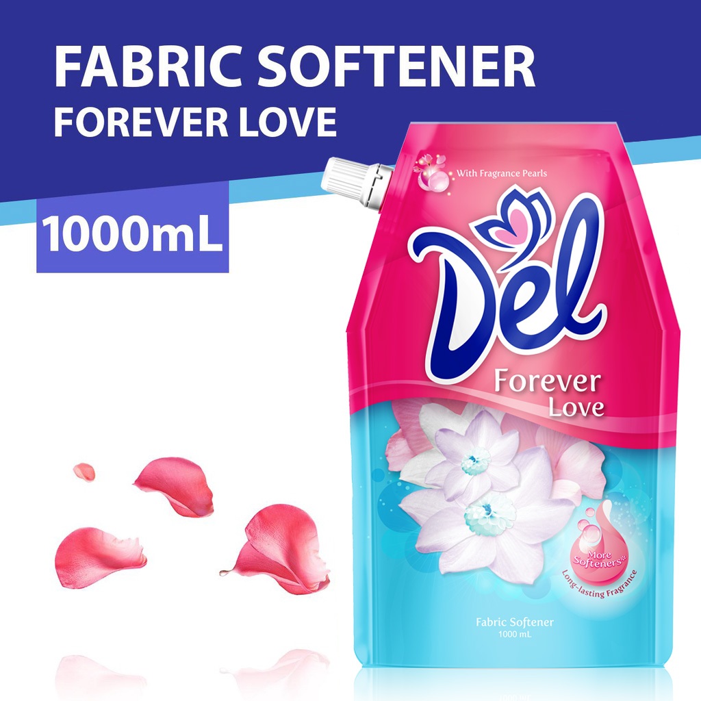 Del Forever Love Fabric Softener (1000 mL SUP) | Shopee Philippines