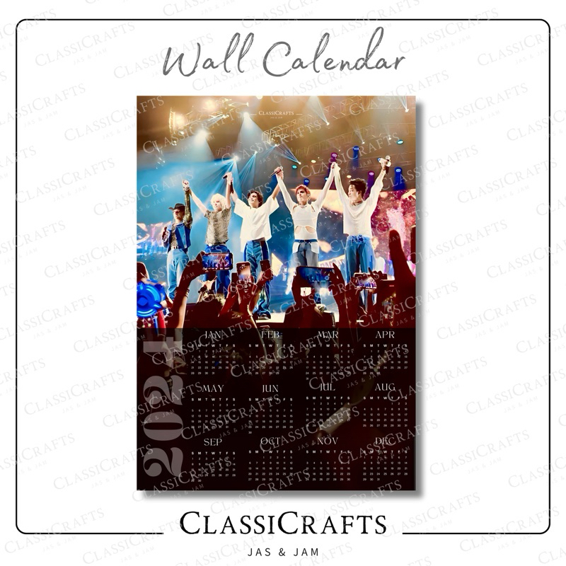 2024 Wall Calendar SB19 (03) A4 Size | Shopee Philippines