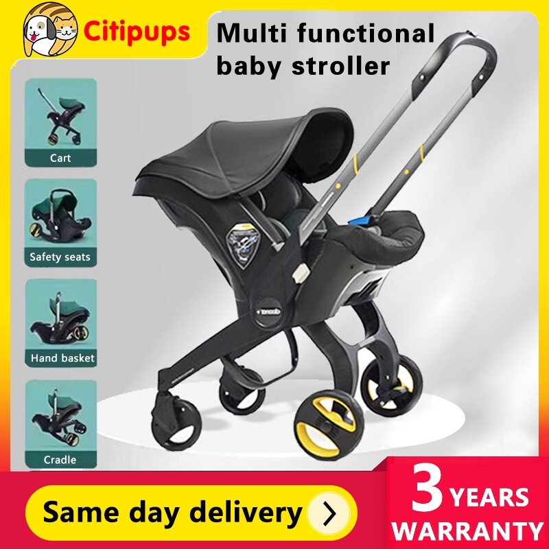 Baby Stroller Car for baby Can Sit And Lie Portable Folding Two-Way ...