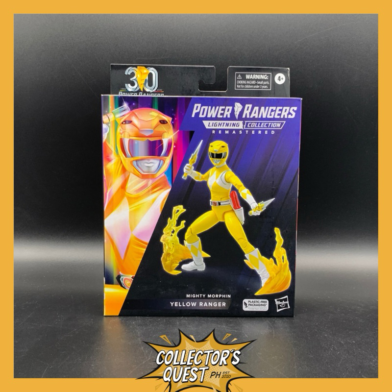 Power Rangers Lightning Collection Remastered Yellow Ranger Figure ...