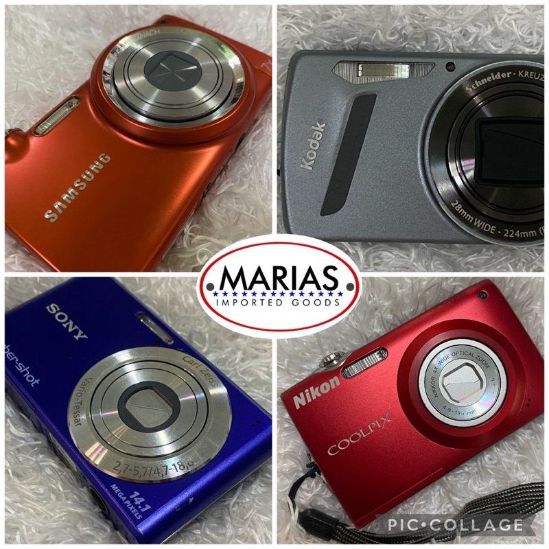 Preloved / Secondhand branded digital cameras / Digicam | Shopee ...