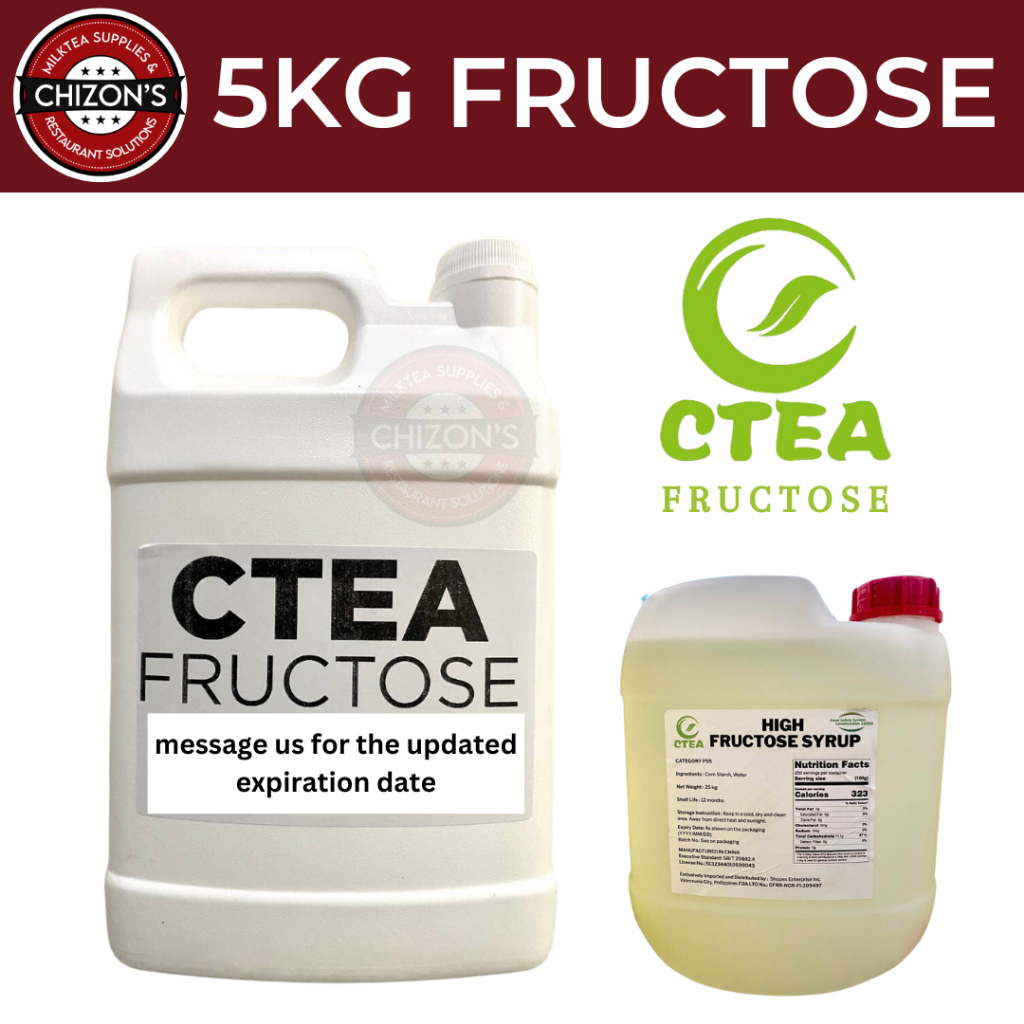 Daesang Fructose / CTEA Fructose Syrup 1 Gallon for Milktea, Frappe ...