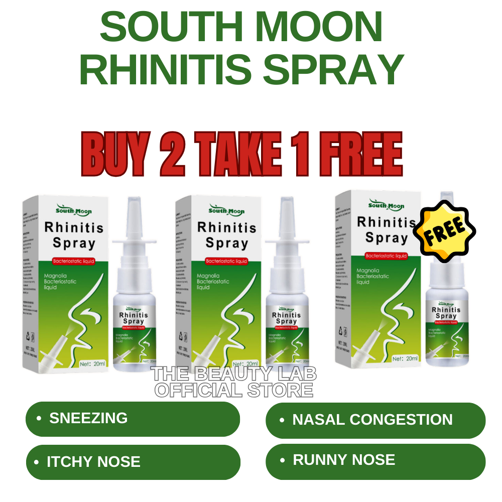Buy 2 Take 1 Rhinitis Spray Clogged Nose Bacteriostatic Liquid Magnolia ...