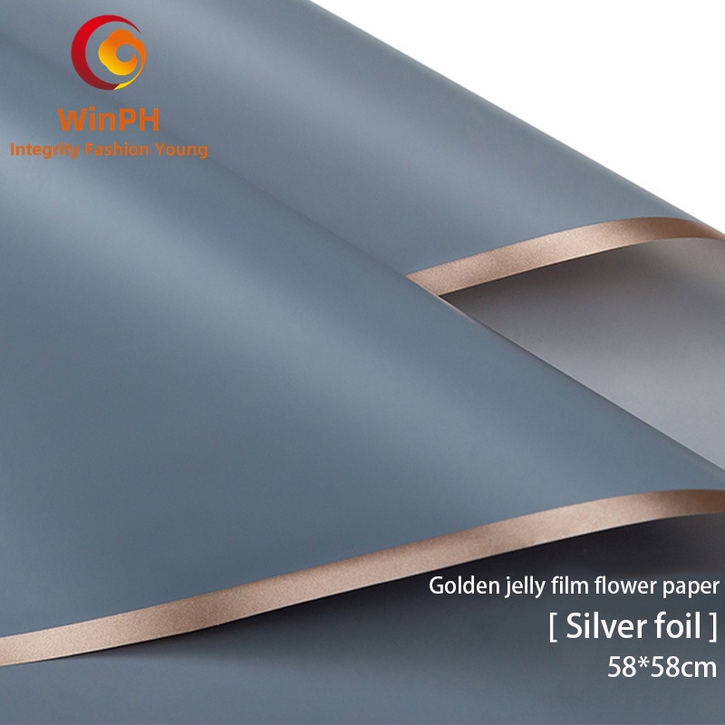 5/20pcs Gold edge jelly wrapping paper Flower wrapping paper Baking ...
