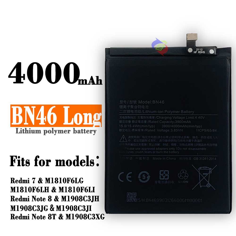 Redmi 7 Note8 Note 8T Battery BN46 Battery | Shopee Philippines