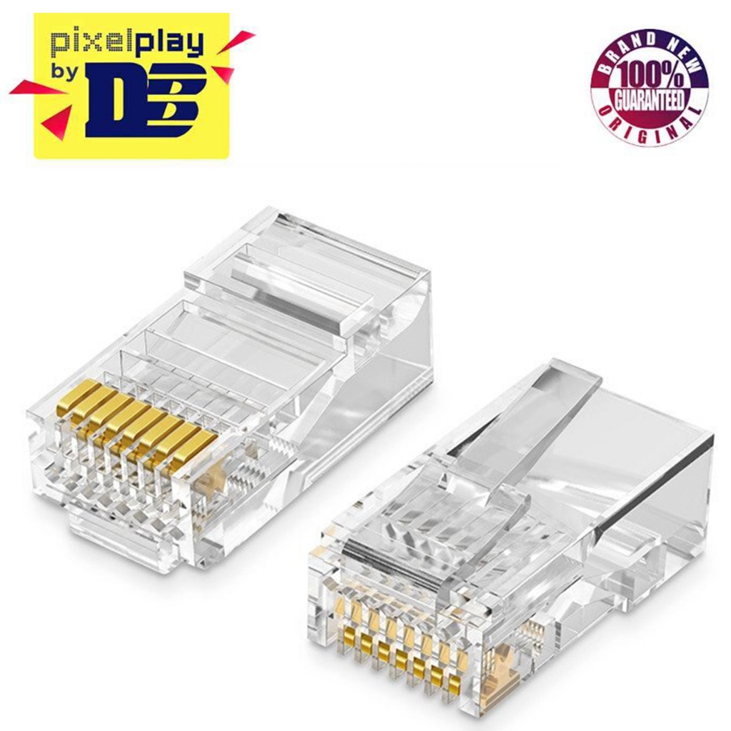 UGreen RJ45 Cat5e Crystal Network Modular Connector - 50pcs (NW110 ...