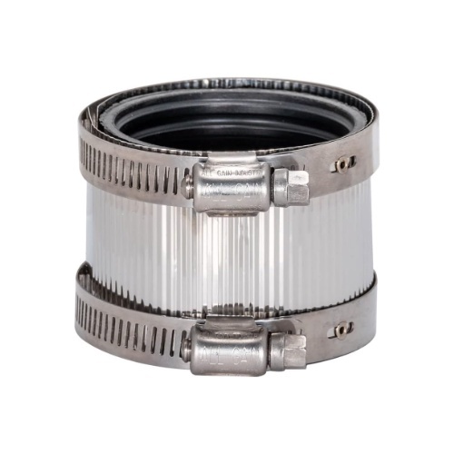 No Hub Coupling Hubless Rubber Coupling with Stainless Steel Clamp Pipe ...