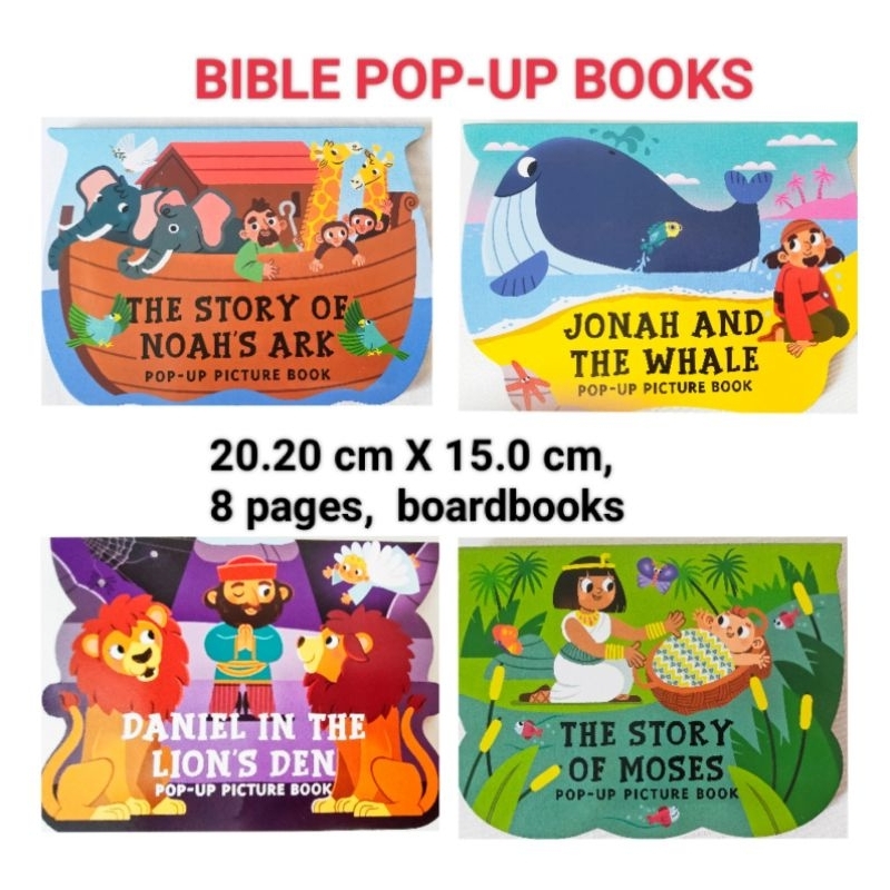 BIBLE STORIES POP-UP BOOKS | Shopee Philippines