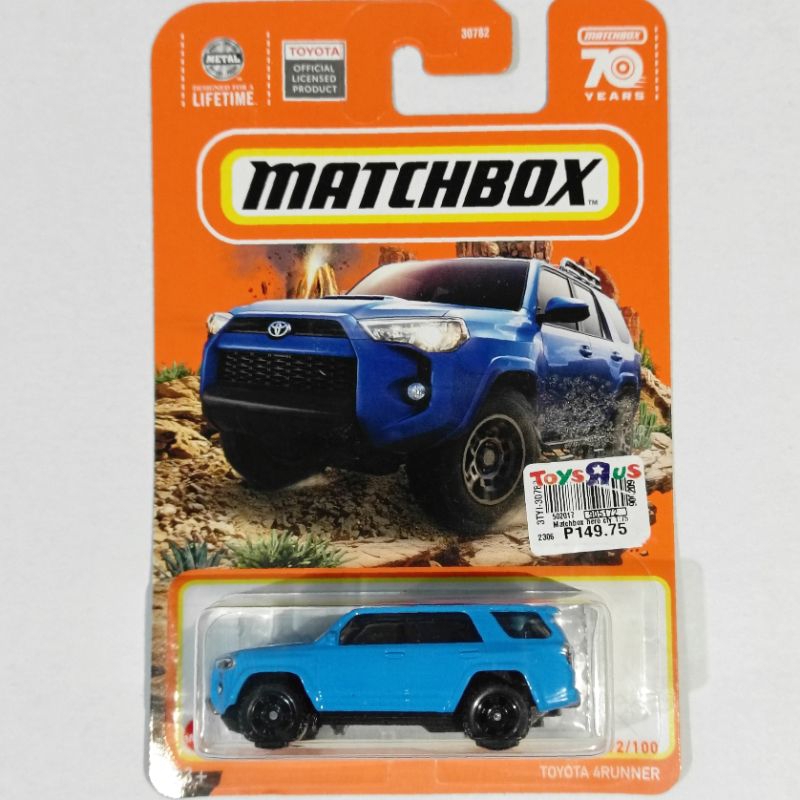 Matchbox Toyota 4Runner (blue) | Shopee Philippines