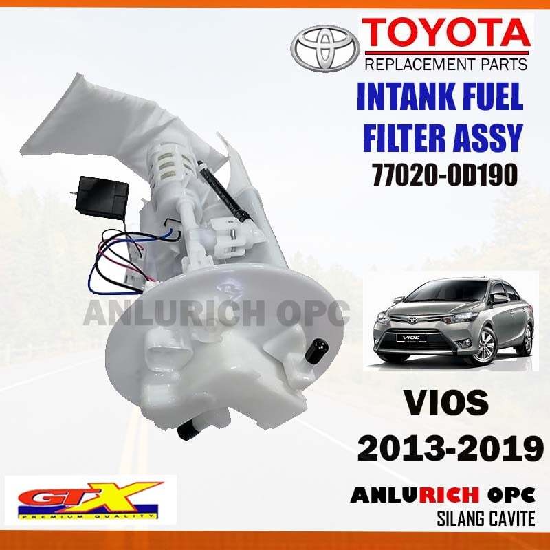 GTX INTANK FUEL FILTER ASSY TOYOTA VIOS 2013-2019 part no: 77020-0D190 ...