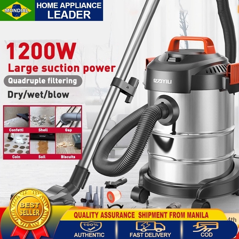 【Ready stock】18L Vacuum Cleaner 3in1 WET DRY BlOW 1200W Powerful ...