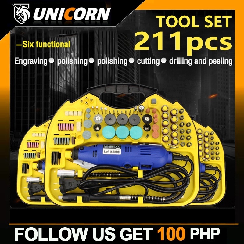 211PCS mini grinder tools set Mini electric drill accessories set ...