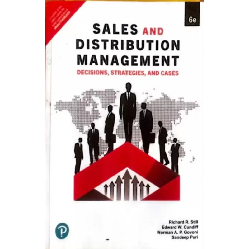 SALES AND DISTRIBUTION MANAGEMENT 6th Edition by Still 2017© | Shopee ...