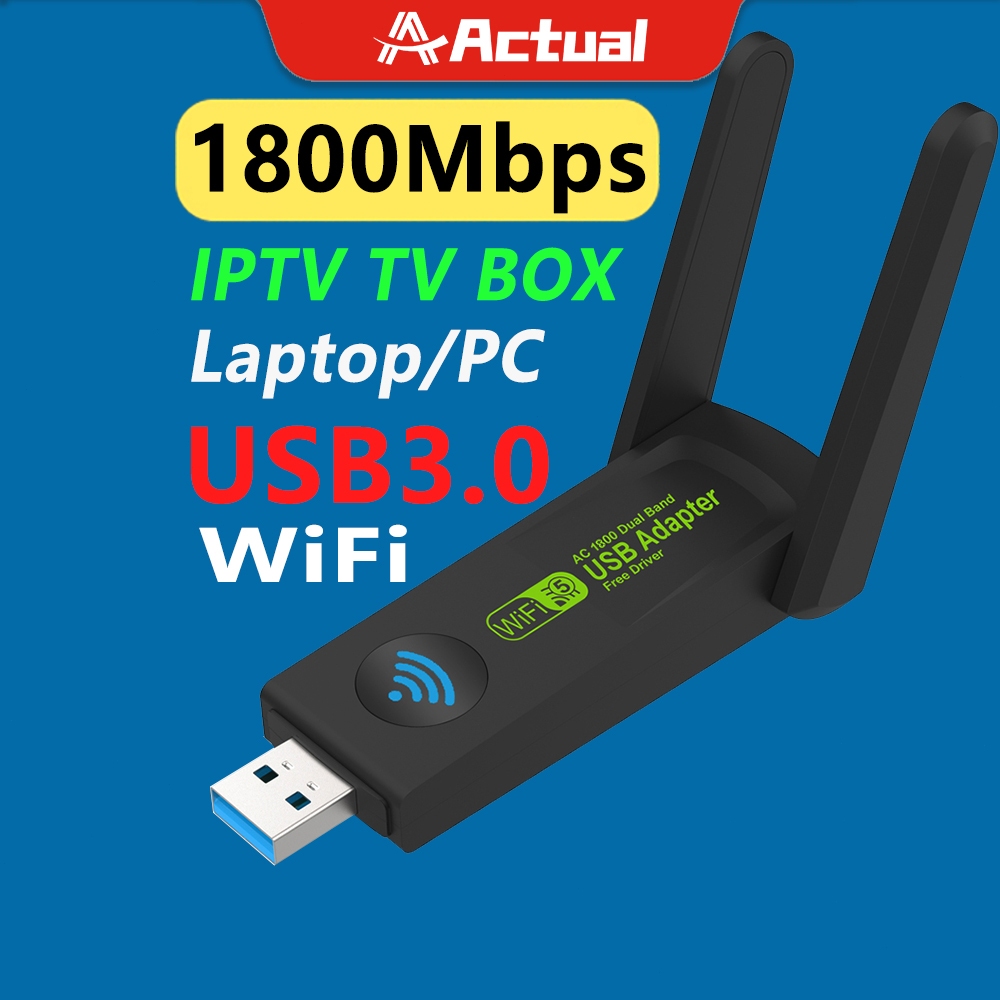 Actual 1300Mbps 5G Wifi Adapter 4G USB Wifi Withadapter For Desktop 5G Pldt Home Wifi Openline ...