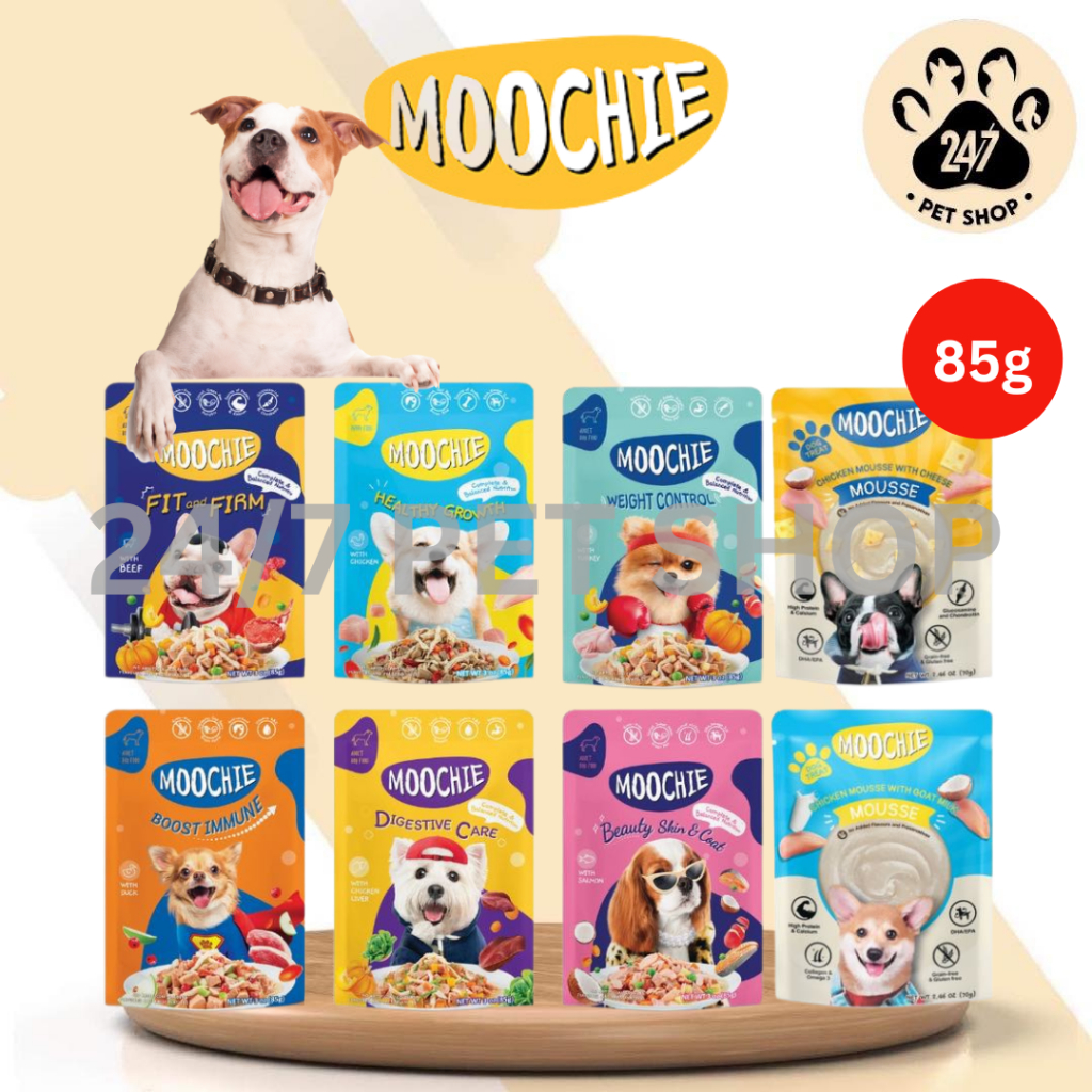 85g Moochie Casserole Wet Dog Food Pouch with Unique Benefits All ...