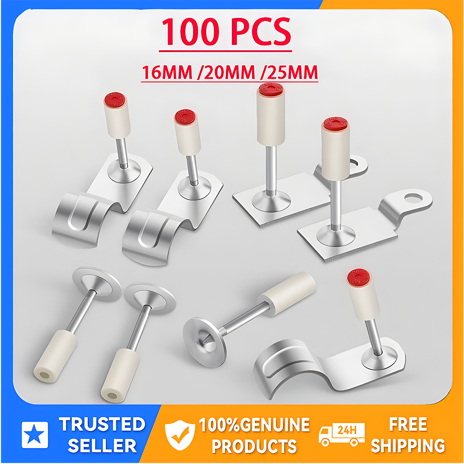Steel Nails 100Pcs Round Nails Fastener Nails for Gun Rivets Clamp ...