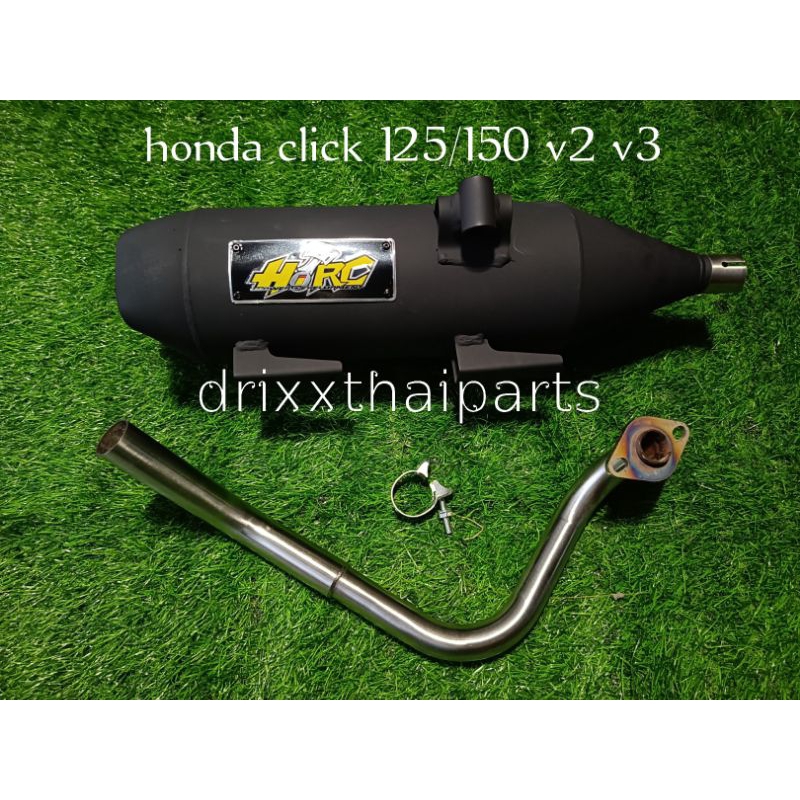 HiRC POWER PIPE FOR HONDA CLICK 125/150 v2 v3/ MIO I 125/WAVE100 ...
