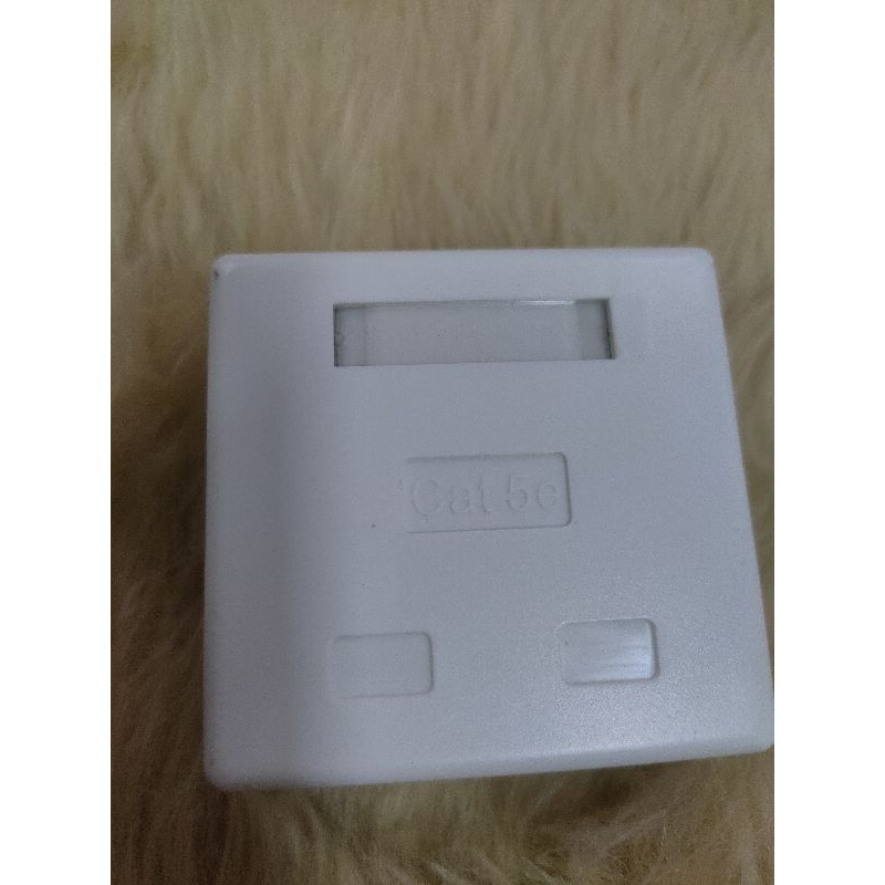 Cat5e Modular Box Surface Mount Dual Port | Shopee Philippines