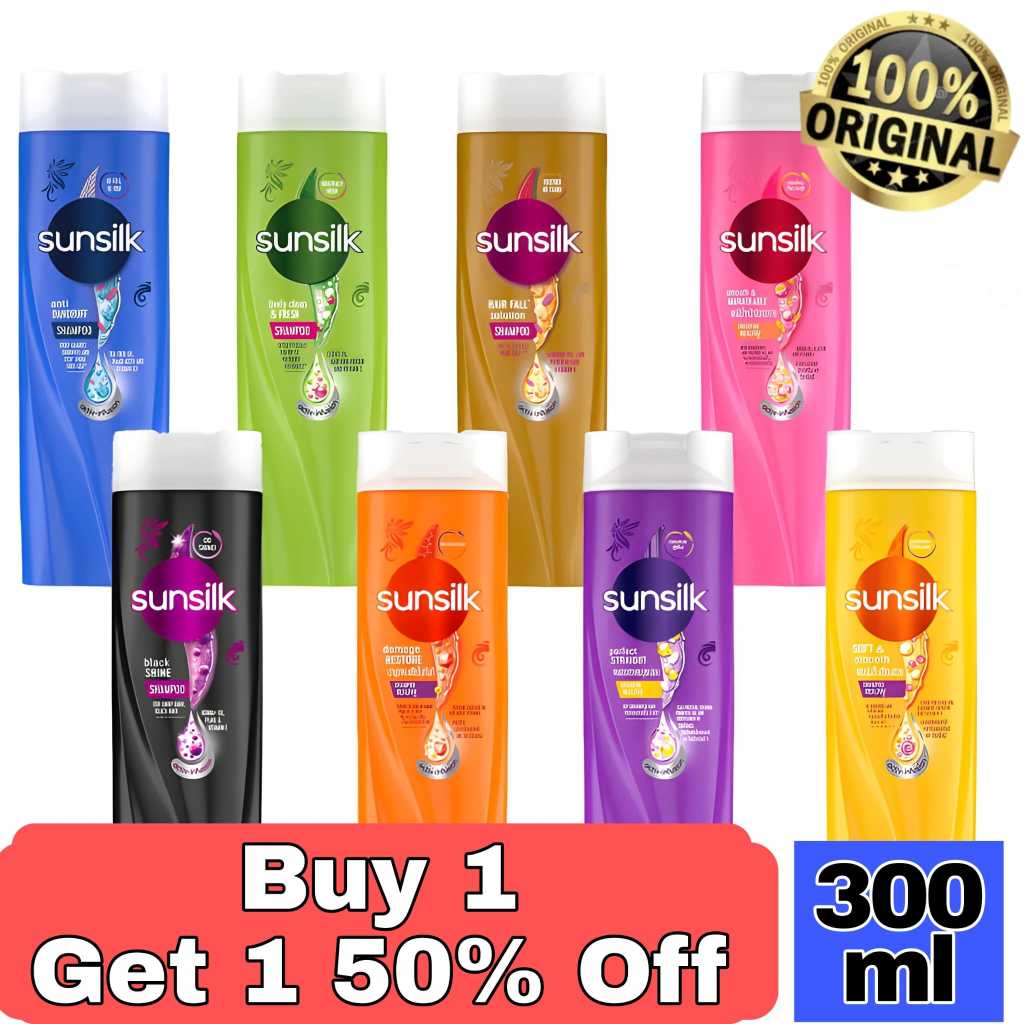 Sunsilk Shampoo Buy1 Get1 50% off 300ml | Shopee Philippines