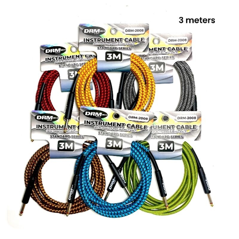 DRM High Quality Instrument/Guitar Cable 3M And 6M | Shopee Philippines