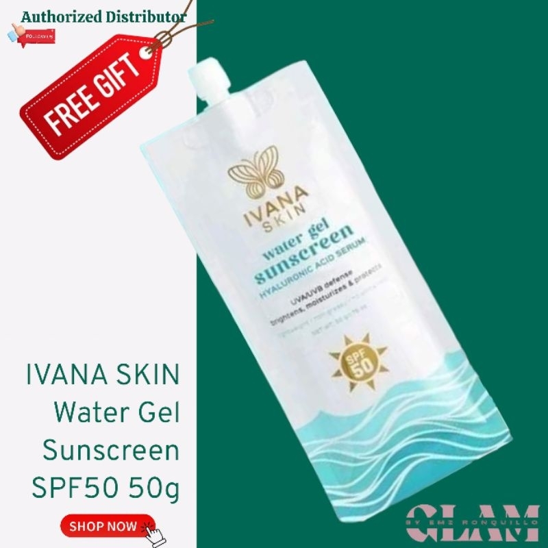 Ivana Skin Water Gel Sunscreen SPF50 50g | Shopee Philippines