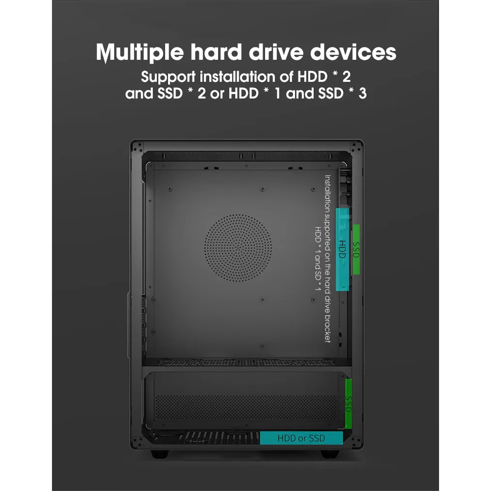 INPLAY META A500 MICRO ATX PC CASE | Shopee Philippines