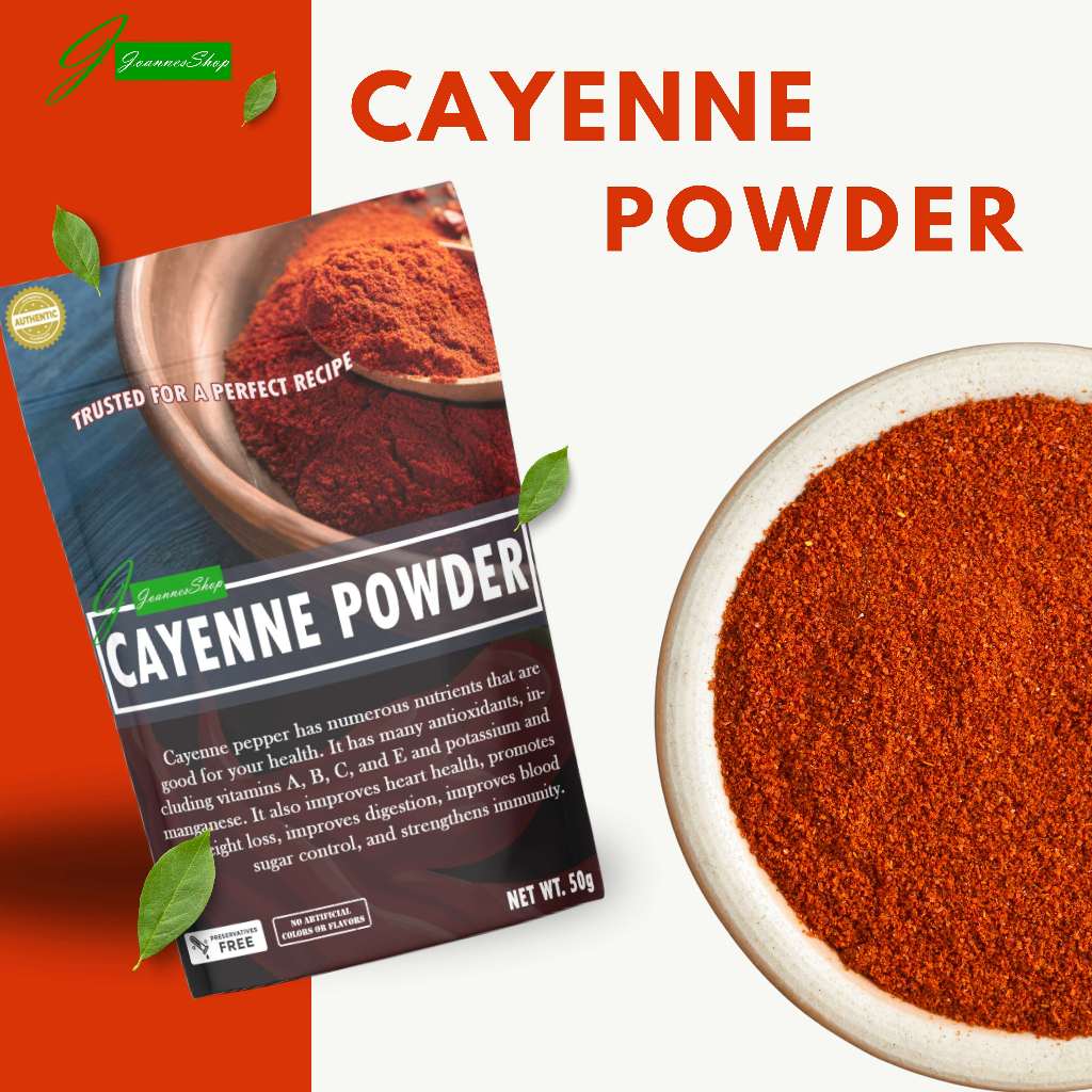 CAYENNE PEPPER POWDER (SULIT PACK) | Shopee Philippines