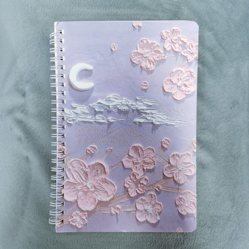 A5 oil painting coil school supplies journal notepad aesthetic writing ...