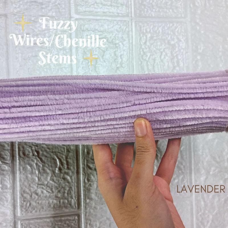 Fuzzy Wires/Chenille Stems (100 or 50 pcs per bundle) | Shopee Philippines