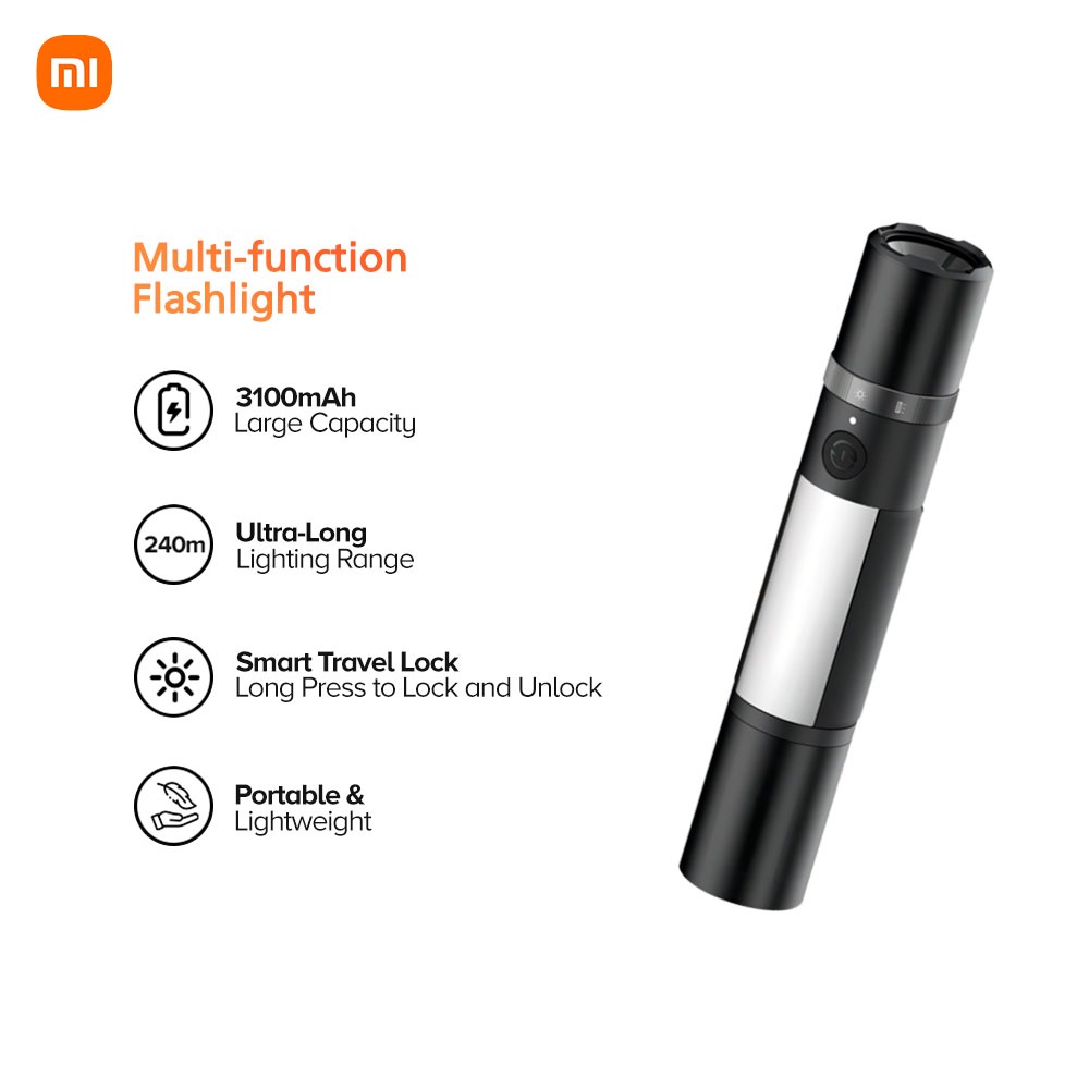 XIAOMI Multi-function Flashlight | Shopee Philippines
