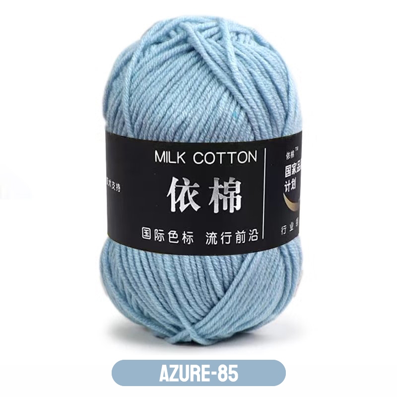 4 Plys 50g Smooth Milk Fiber Knitting Wool Crochet Yarn Milk Cotton ...