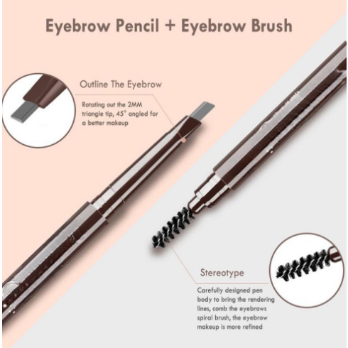 Tally# Double Head Eyebrow Pencil Natural Long Lasting Waterproof ...