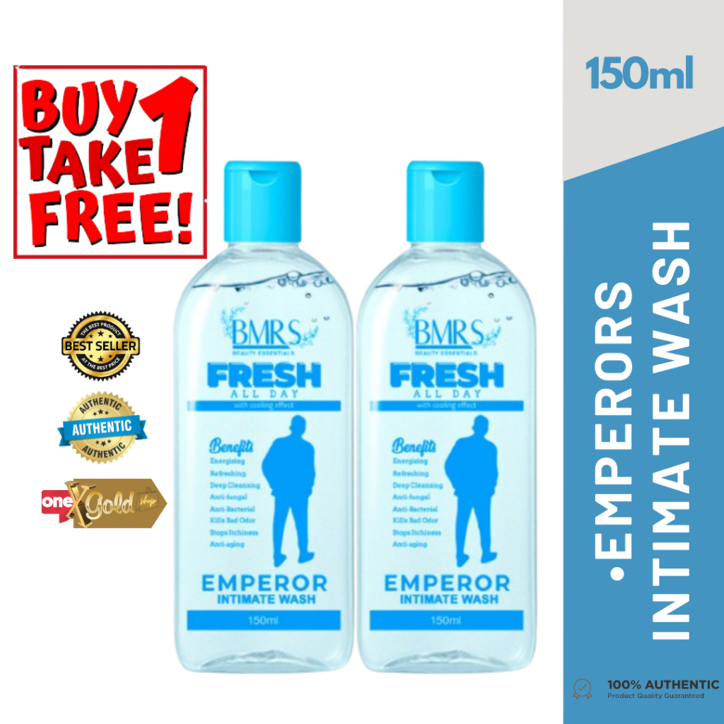 BMRS Fresh All Day Emperor Masculine Wash for Men 150ml (Buy1 Take1 ...