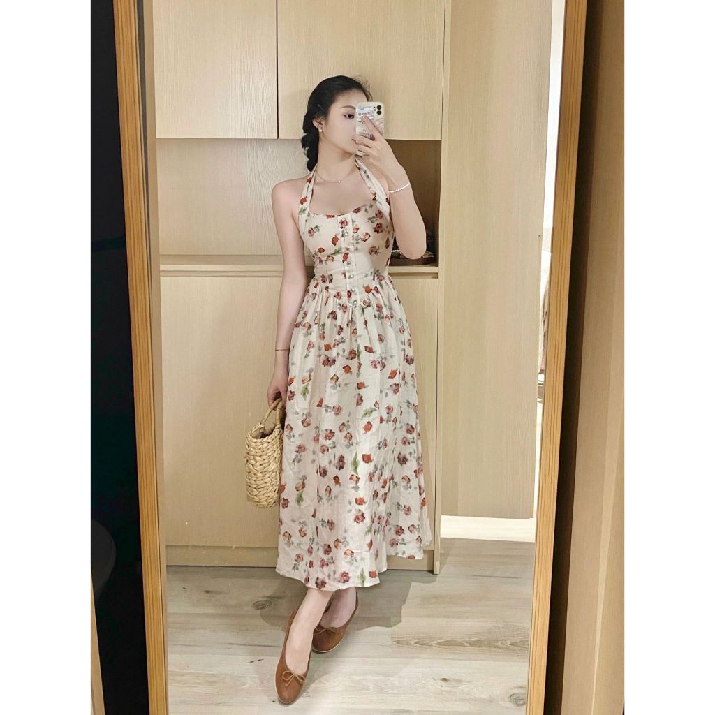 summer blue floral long dress plus size dress for woman casual korean ...